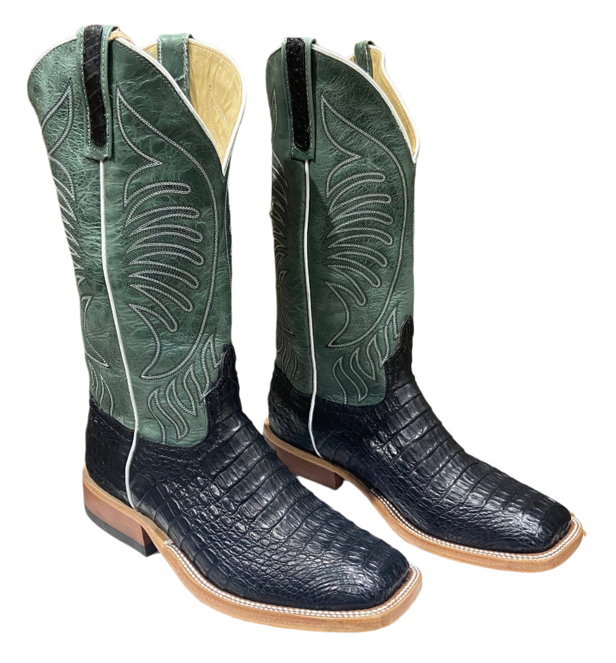 ANDERSON BEAN BLACK CAIMAN HORNBACK MENS BOOTS – Yee Haw Ranch Outfitters